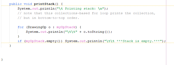 Part 3: Add a redo stack that clears when new drawOps | Chegg.com