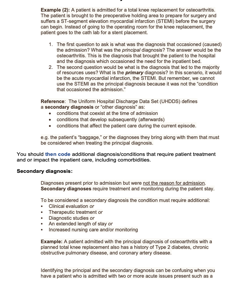 Solved Sequencing ICD-10: Inaccuracy Could Cost You ICD-10 | Chegg.com