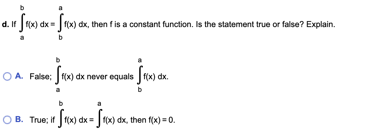 Solved Determine whether the following statements are true | Chegg.com