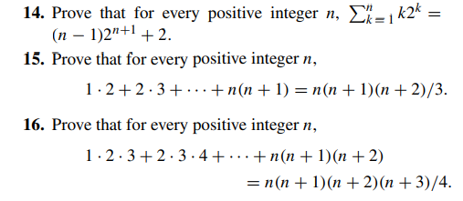Solved 14. Prove that for every positive integer n,∑k=1nk2k= | Chegg.com