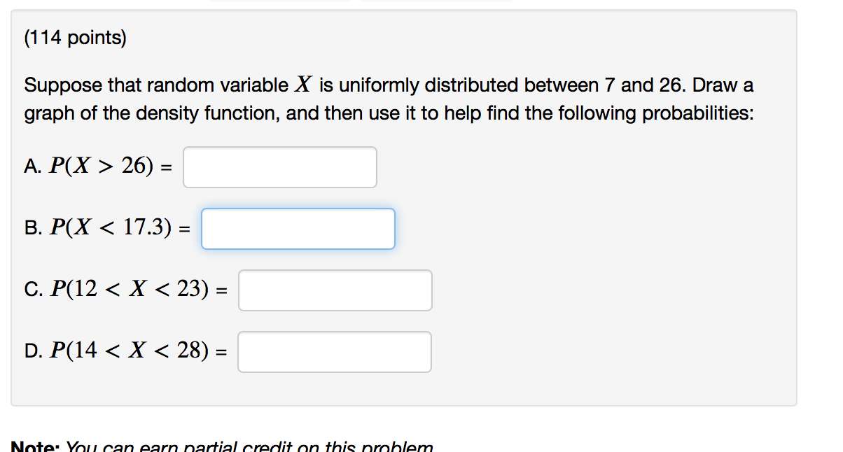 Solved (114 points) Suppose that random variable X is | Chegg.com