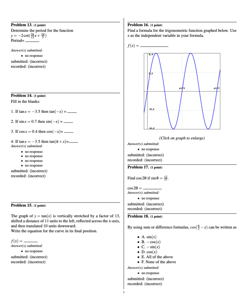 Solved Hi! ﻿I need help with these questionsASAP. Please | Chegg.com