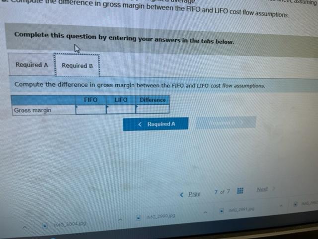 Solved Exercise 5-20A (Algo) Effect of inventory cost flow | Chegg.com