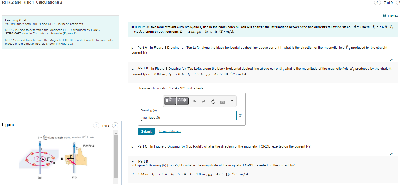 Solved RHR2 and RHR 1 Calculations 2 7 of 9 Review Learning | Chegg.com