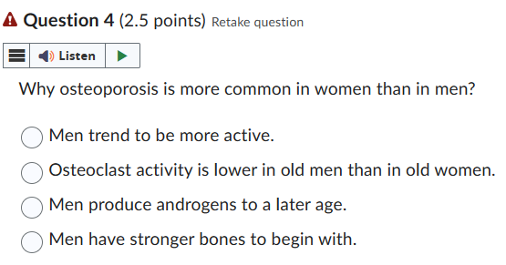 Solved A Question 4 ( 2.5 ﻿points) ﻿Retake questionWhy | Chegg.com
