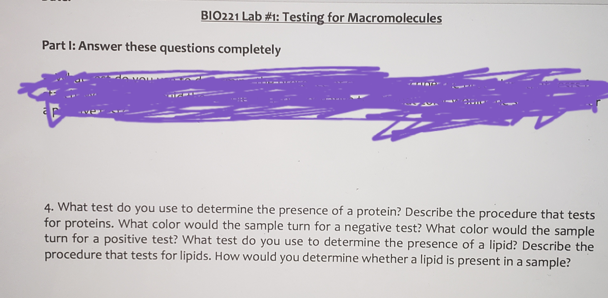 Solved BIO221 Lab 1 Testing For Macromolecules Part 1 Chegg solved-bio221-lab-1-testing-for-macromolecules-part-1-chegg