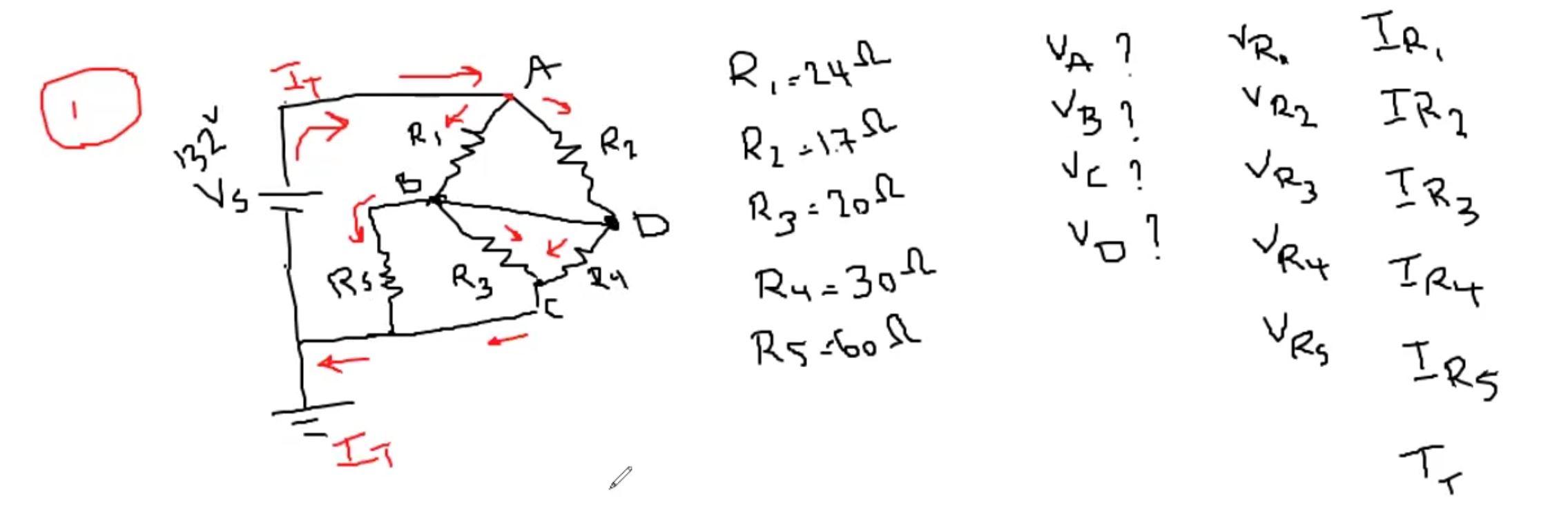 Solved VR. A Ri-246 IR IR2 V22 R VB? JVC ? 132 Rq D Jaz Vs | Chegg.com