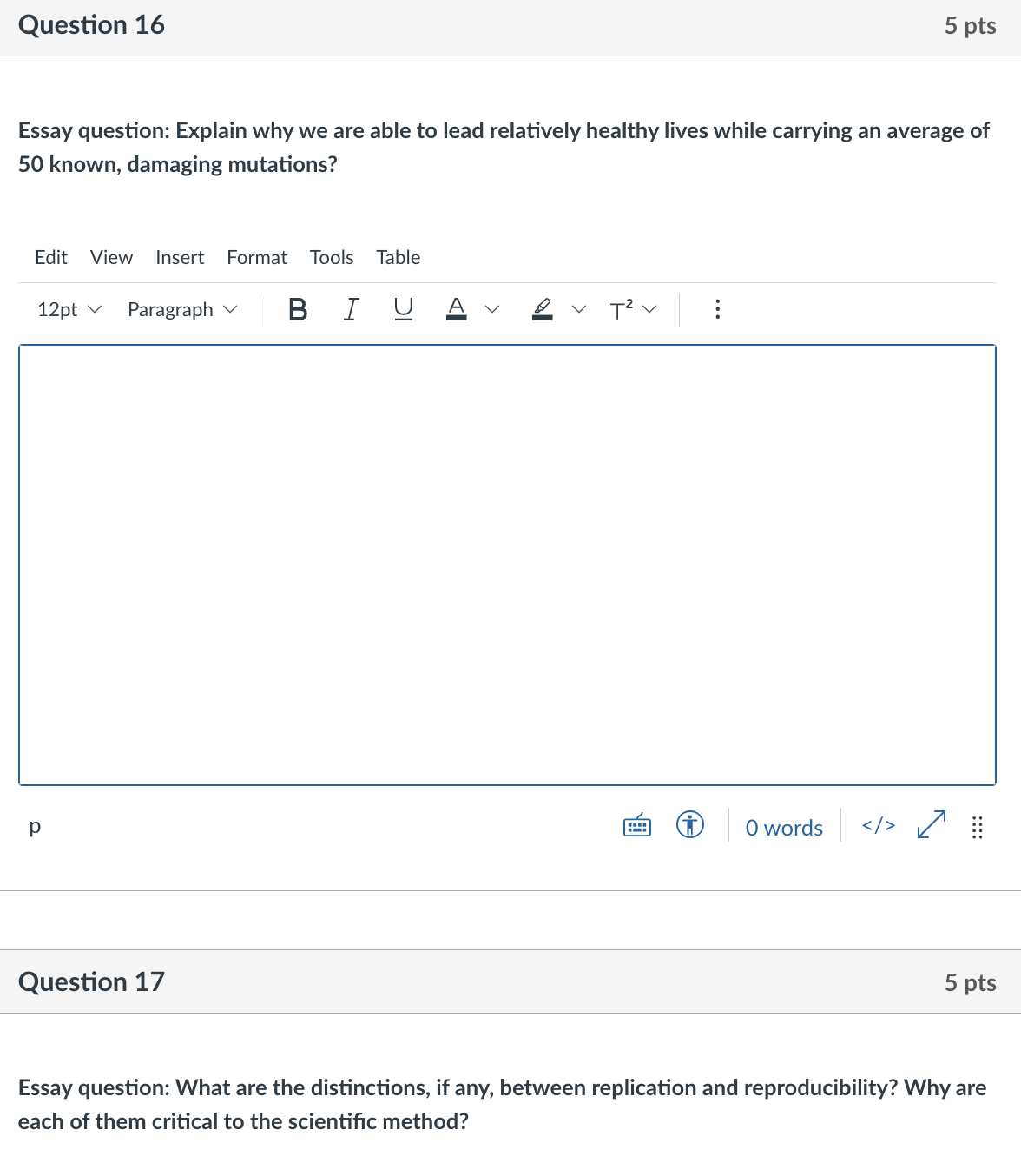 Solved Question 16, ﻿Question 17 | Chegg.com