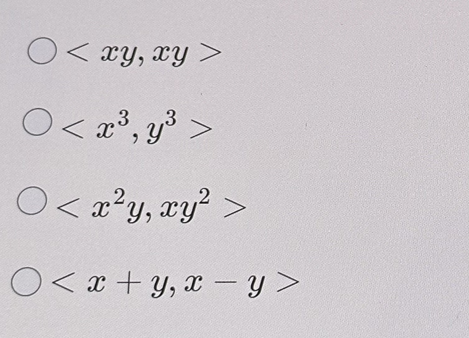 Solved Select which vector field could generate the vector | Chegg.com