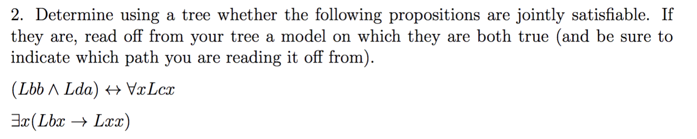 Solved 2. Determine using a tree whether the following | Chegg.com