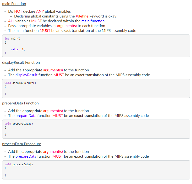 Solved Good Afternoon, I need this MIPS program converted | Chegg.com
