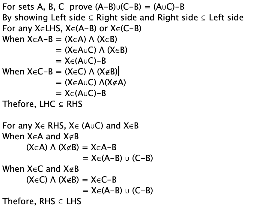 Solved I'm still a little confused about proving set. Could | Chegg.com