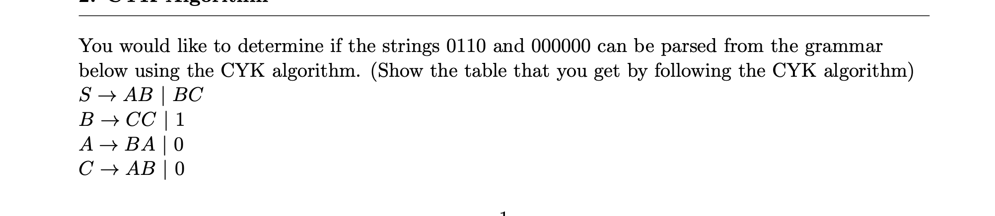 You would like to determine if the strings 0110 and | Chegg.com