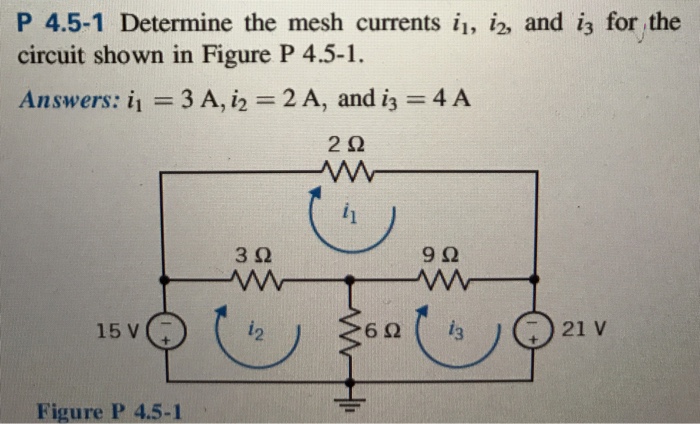 Solved Determine the mesh currents I _1, I _2, and I _3 for | Chegg.com