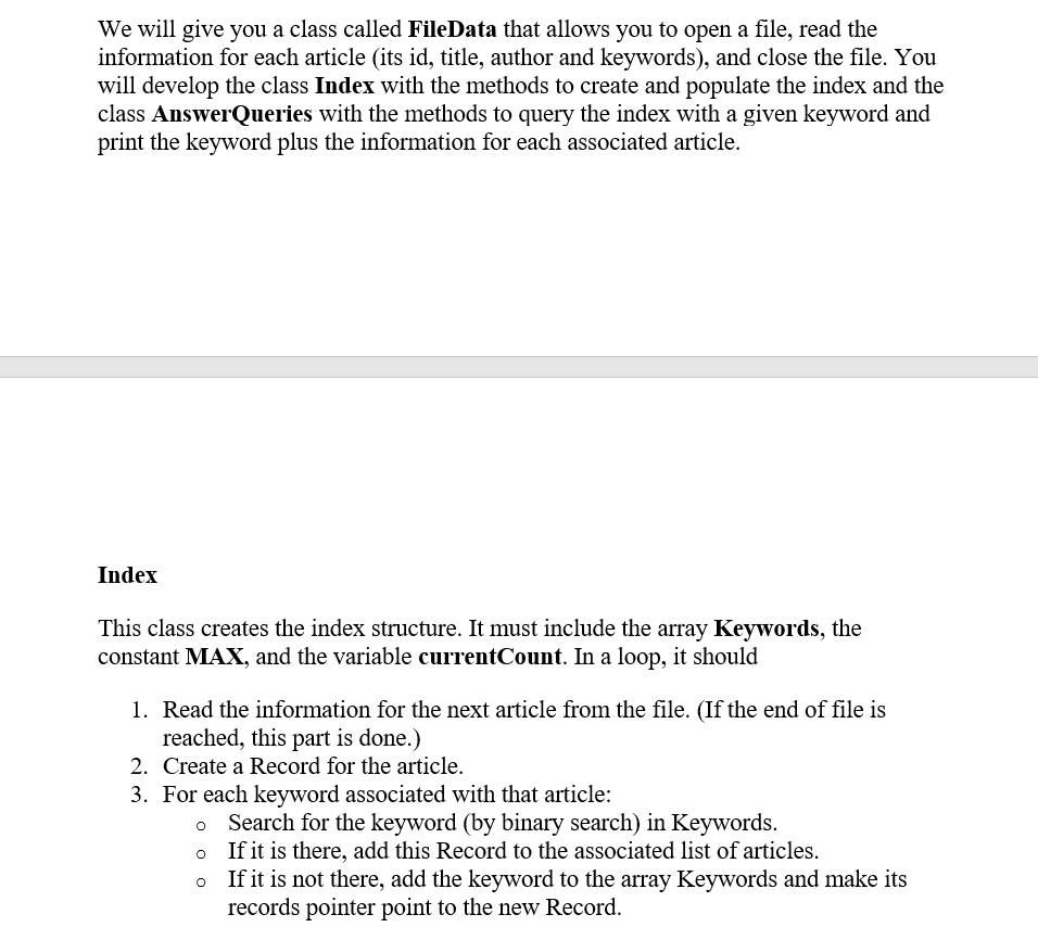 Solved PROJECT 3 PART 2 Linked List/Hash Tables Hash Tables: | Chegg.com