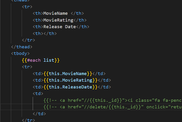 Solved I am gettin an error with express-hbs and what's | Chegg.com