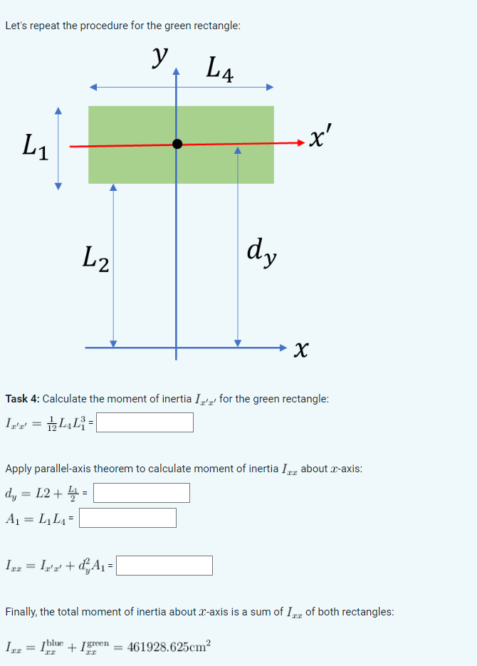 Solved Definition: Moments of inertia (also known as the | Chegg.com