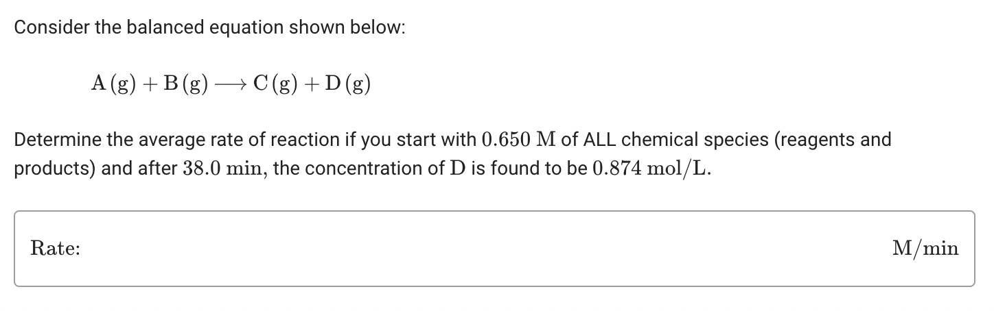 Solved Consider the balanced equation shown | Chegg.com