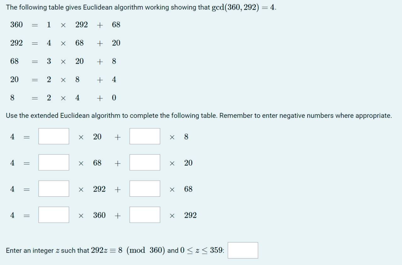 Solved In the following table, fill in the steps of the | Chegg.com