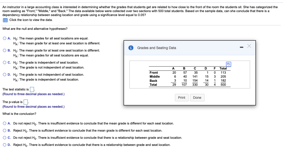 Solved An instructor in a large accounting class is | Chegg.com