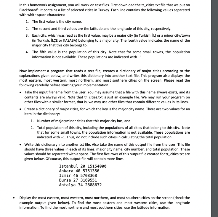 Solved In this homework assignment, you will work on text | Chegg.com