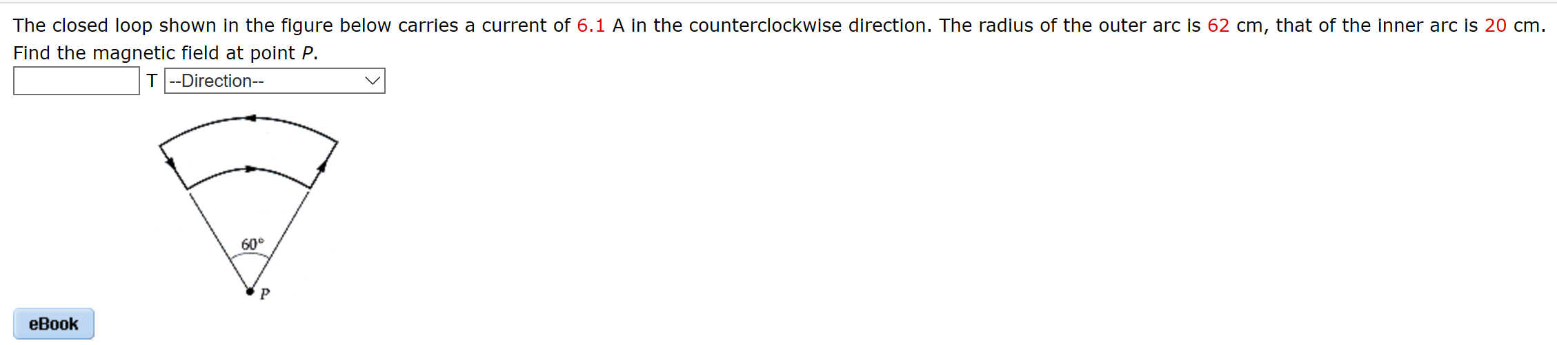 Solved The closed loop shown in the figure below carries a | Chegg.com