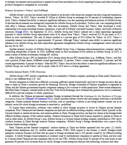 Alibaba Group Initial Public Offering: A Case Study | Chegg.com