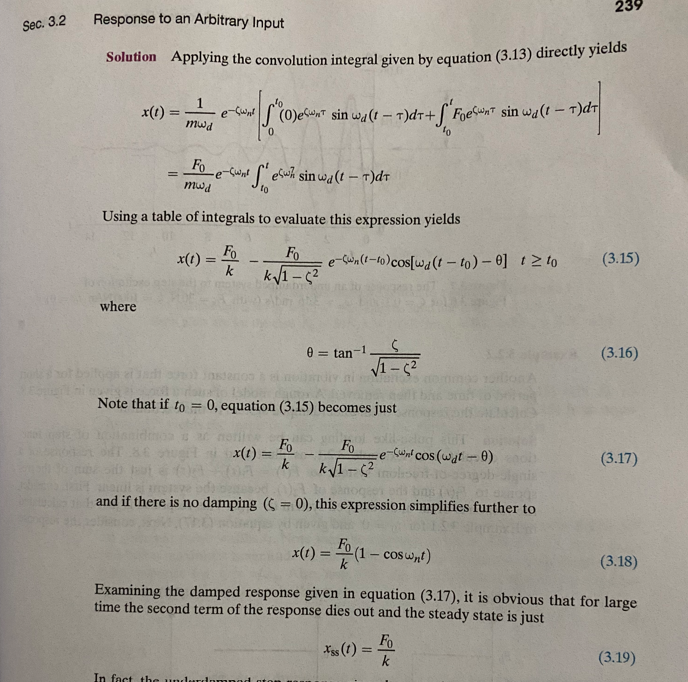 Solved Mechanical Vibration question Please | Chegg.com