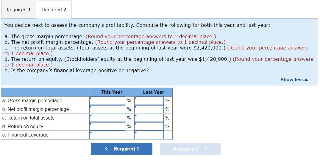 Solved Problem 16-19 (Static) Financial Ratios for Assessing | Chegg.com