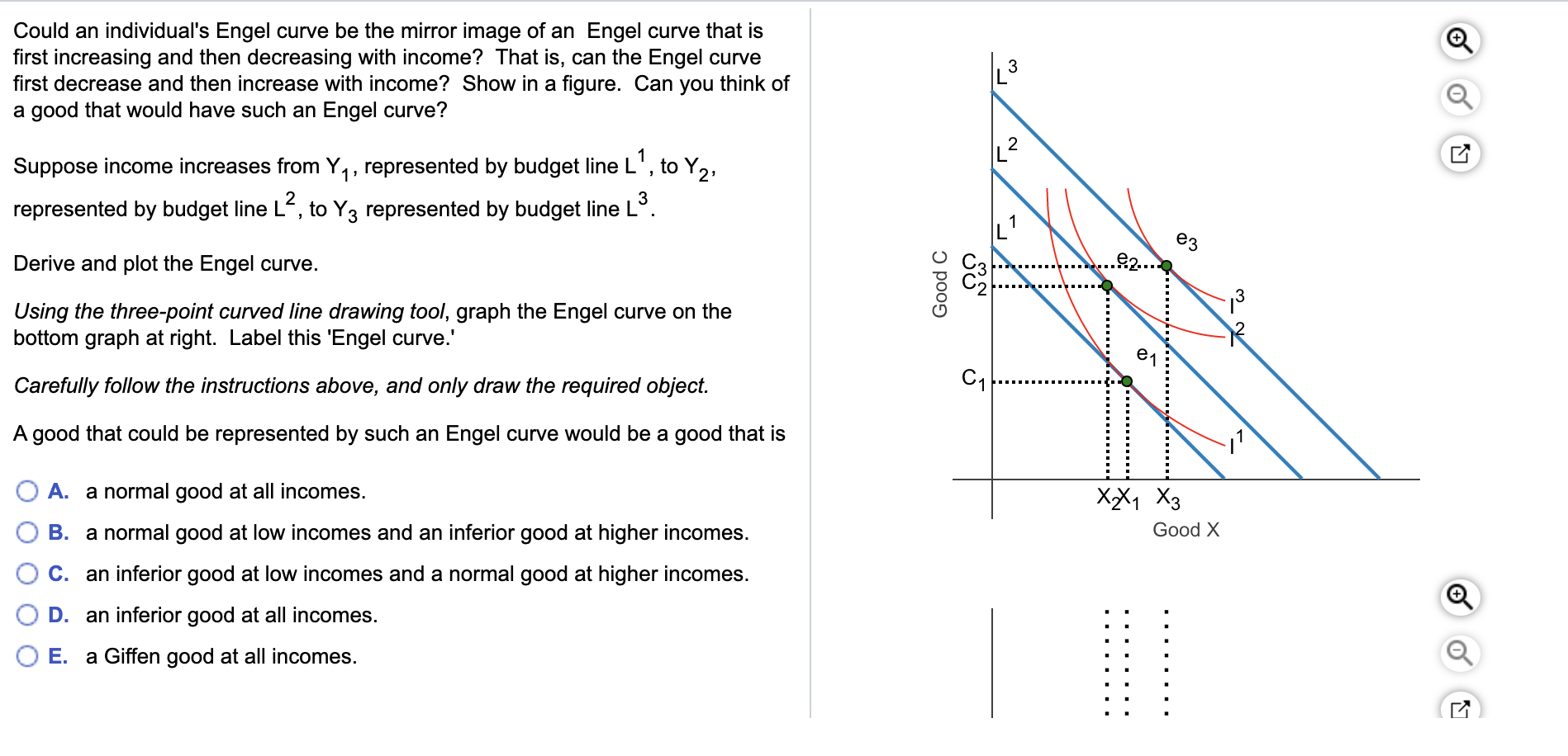 Solved Could an individual's Engel curve be the mirror image | Chegg.com