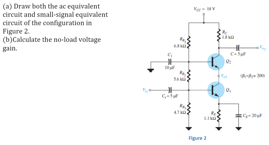Solved (a) Draw both the ac equivalent circuit and | Chegg.com Solved (a) Draw both the ac equivalent circuit and | Chegg.com