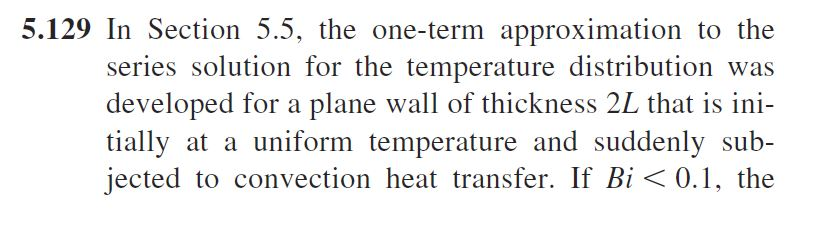 Solved 5129 In Section 55 The One Term Approximation To 