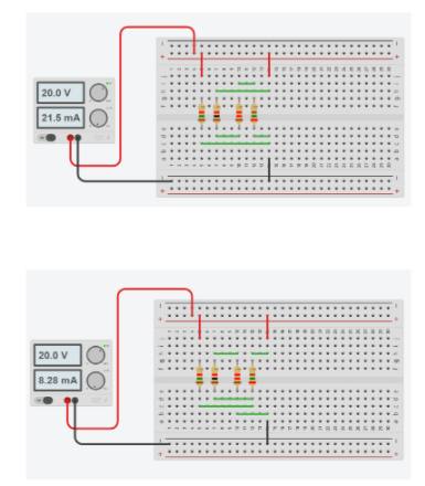 Solved Draw circuit diagrams for the following breadboard | Chegg.com