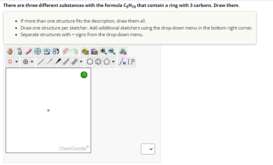 Solved There are three different substances with the formula | Chegg.com