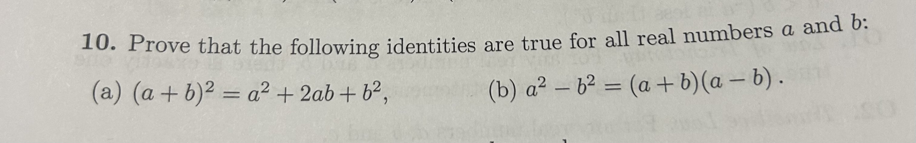 Solved prove the following:Prove that the following | Chegg.com