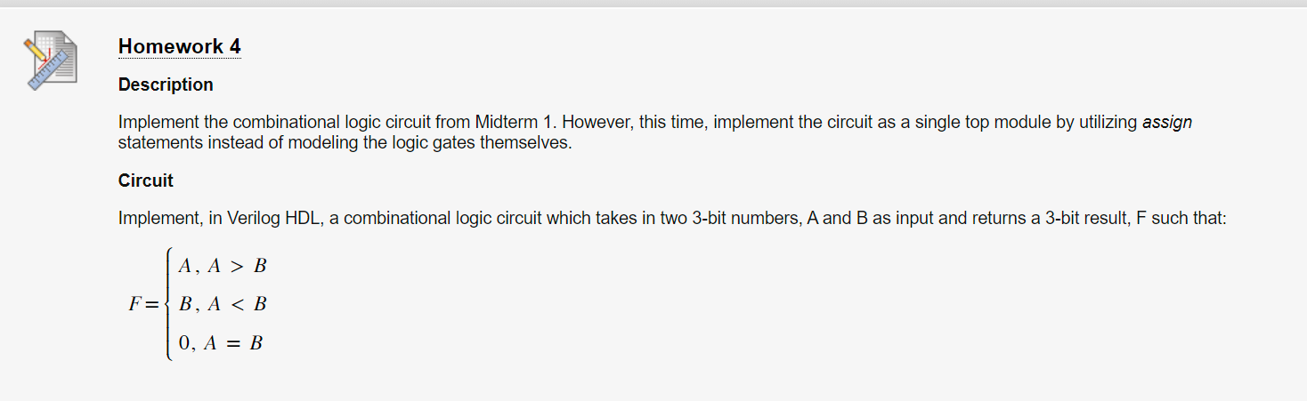 Solved Implement the combinational logic circuit from | Chegg.com