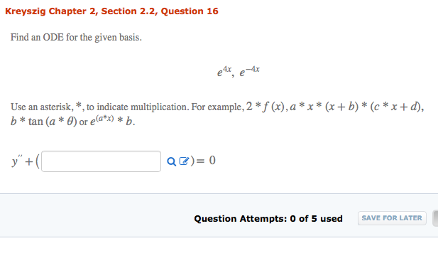 Solved Kreyszig Chapter 1, Review Exercises, Additional | Chegg.com