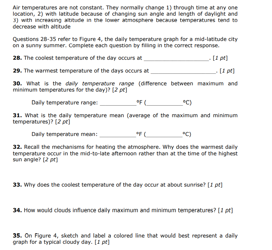 Solved 80° 27 75° 24 70° 21 Temperature (°F) Temperature (C) | Chegg.com