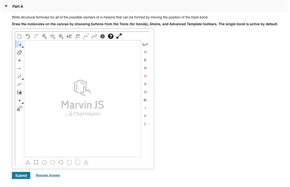Solved Part A Write structural formulas for all of the | Chegg.com