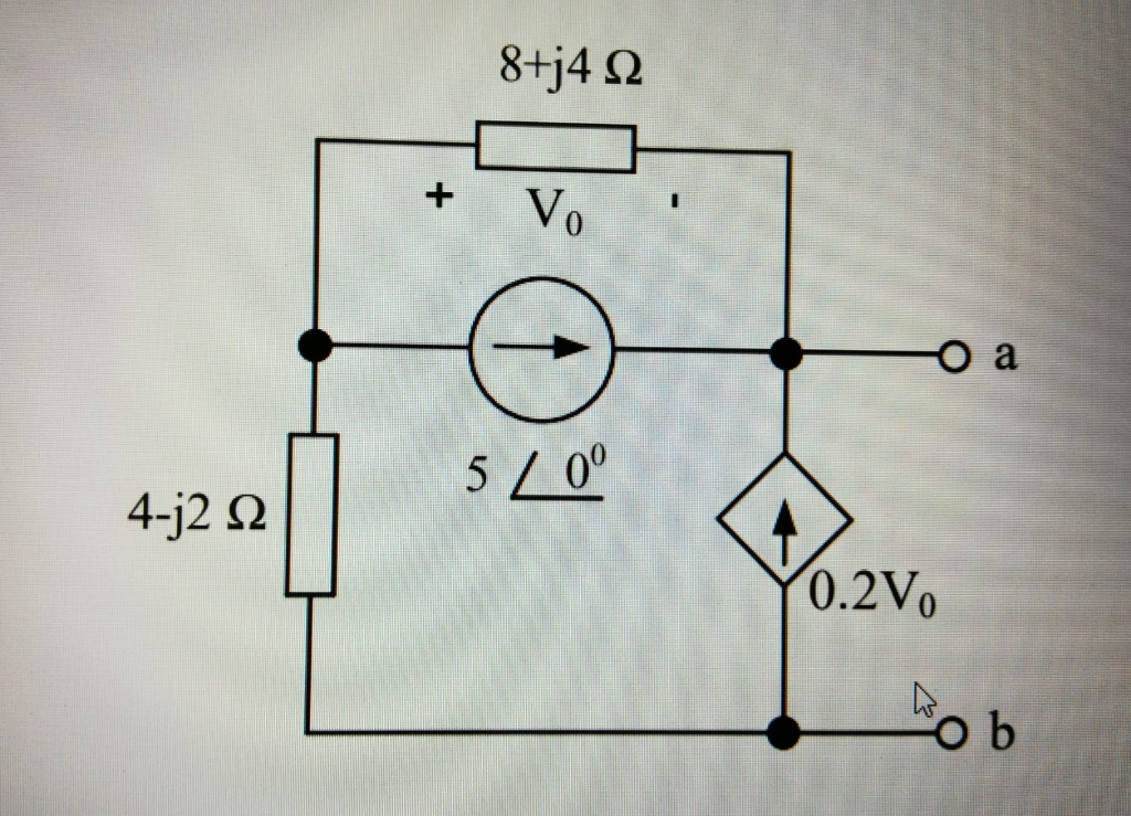 Solved Thevenin Equivalent Circuit according to the a-b | Chegg.com