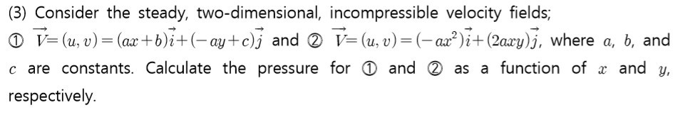 Solved (3) Consider the steady, two-dimensional, | Chegg.com