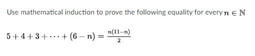 Solved Use mathematical induction to prove the following | Chegg.com