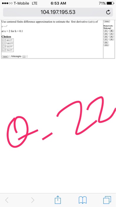 Solved Use Centered Finite Difference Approximation To