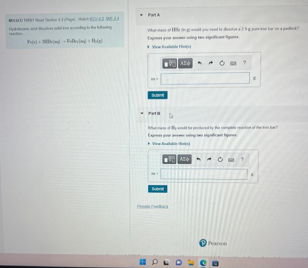 Solved MISSED THIS? Read Section 4.3 (Page), Watch KCV 4.3, | Chegg.com