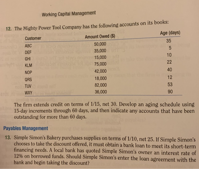 Solved Please answer questions 12 & 13 | Chegg.com