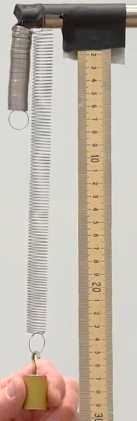 Solved For my lab a 50g mass is on a spring. The spring is | Chegg.com