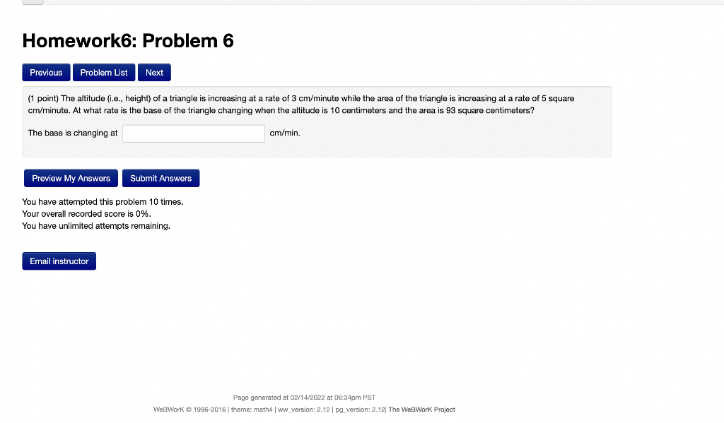 Solved Homework6: Problem 6 Previous Problem List Next (1 | Chegg.com