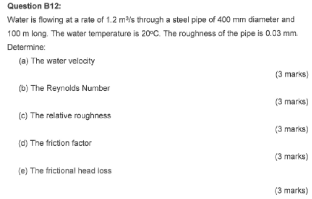 Solved Water is flowing at a rate of \\( 1.2 | Chegg.com