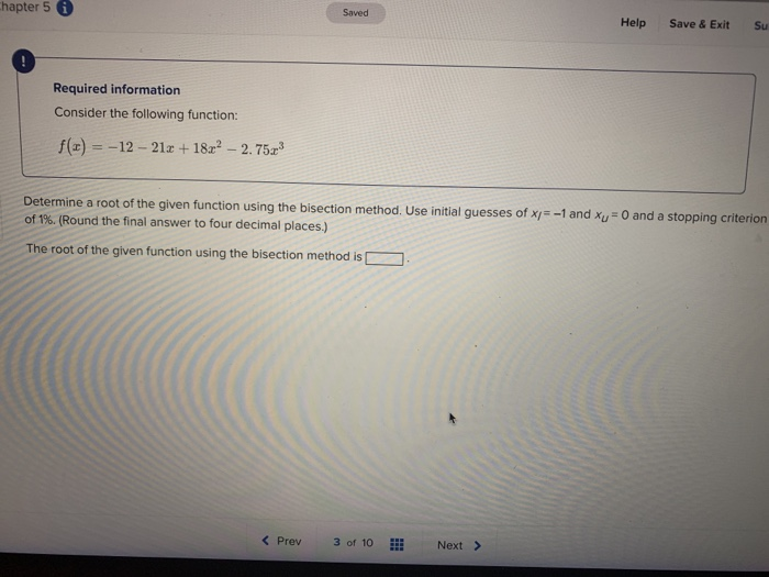 Solved Chapter 5 Saved Help Save & Exit Su Required | Chegg.com