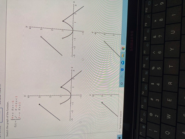 Solved Sketch the graph of the function. (4+x fx-1 Fx) = x | Chegg.com